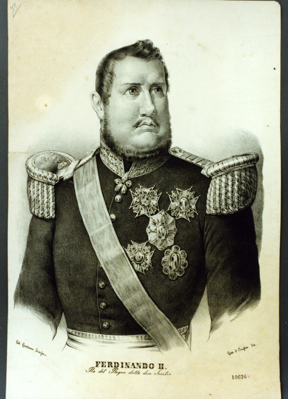 Ferdinando II re del Regno delle due Sicilie ritratto di re Ferdin