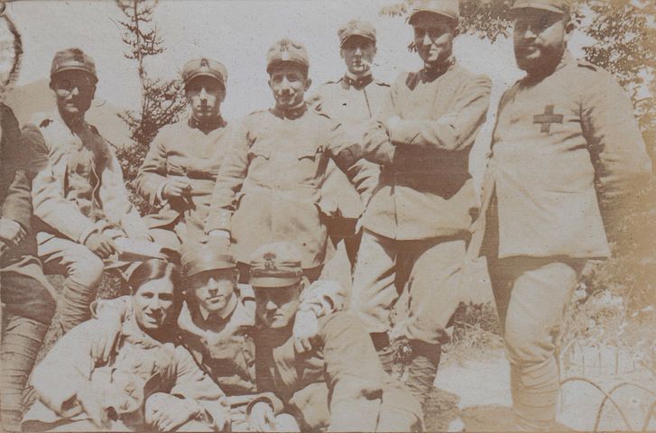 Carlo Pistilli e commilitoni positivo, post 1916/06/24 - ante 1916/