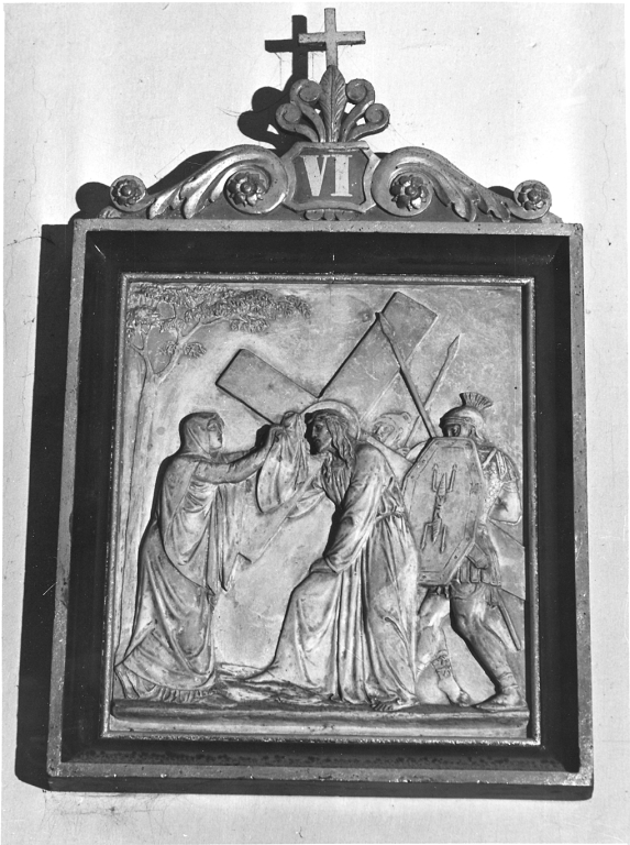 stazione VI: Gesù asciugato dalla Veronica Via Crucis, 1800 - 1899