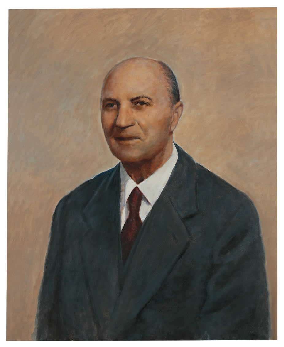 ritratto dell'avvocato Giuseppe Boidi dipinto 1983 - 1983